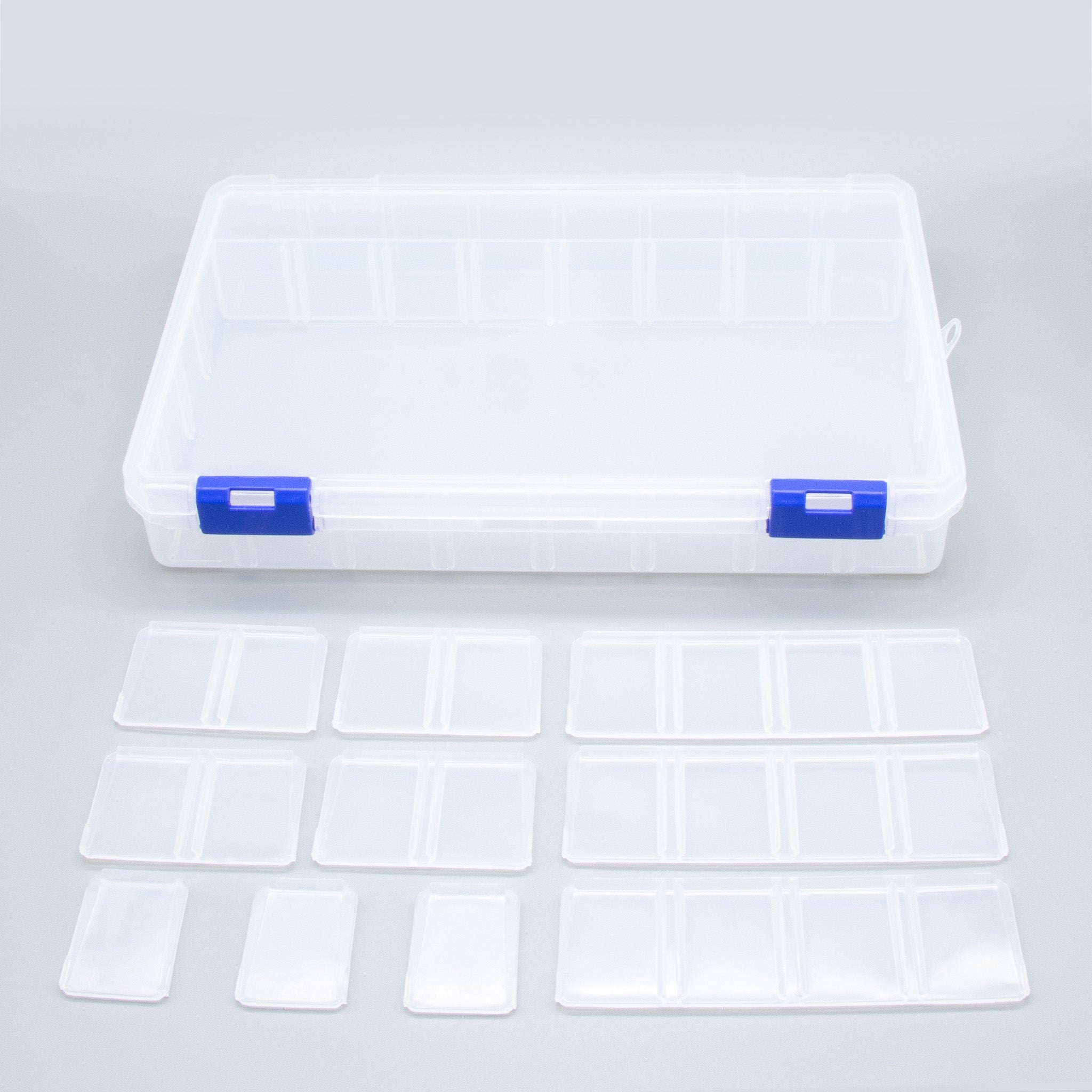 センサー収納ケース D40-D (仕切板付き) (Sensor Storage Box With Adjustable Dividers D